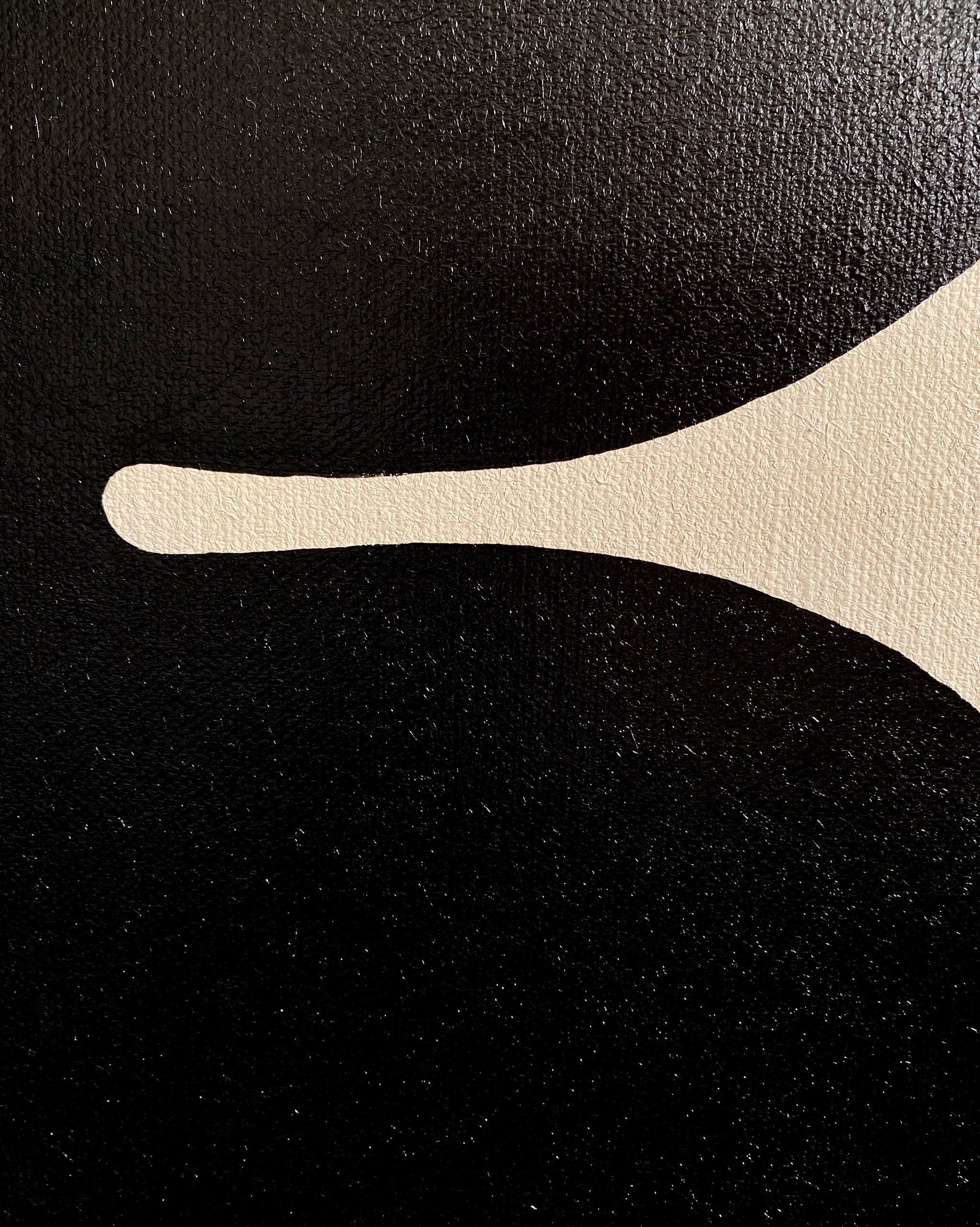 "Female 08" - Large Black Abstract Painting on Canvas – Anna Pepe x ...