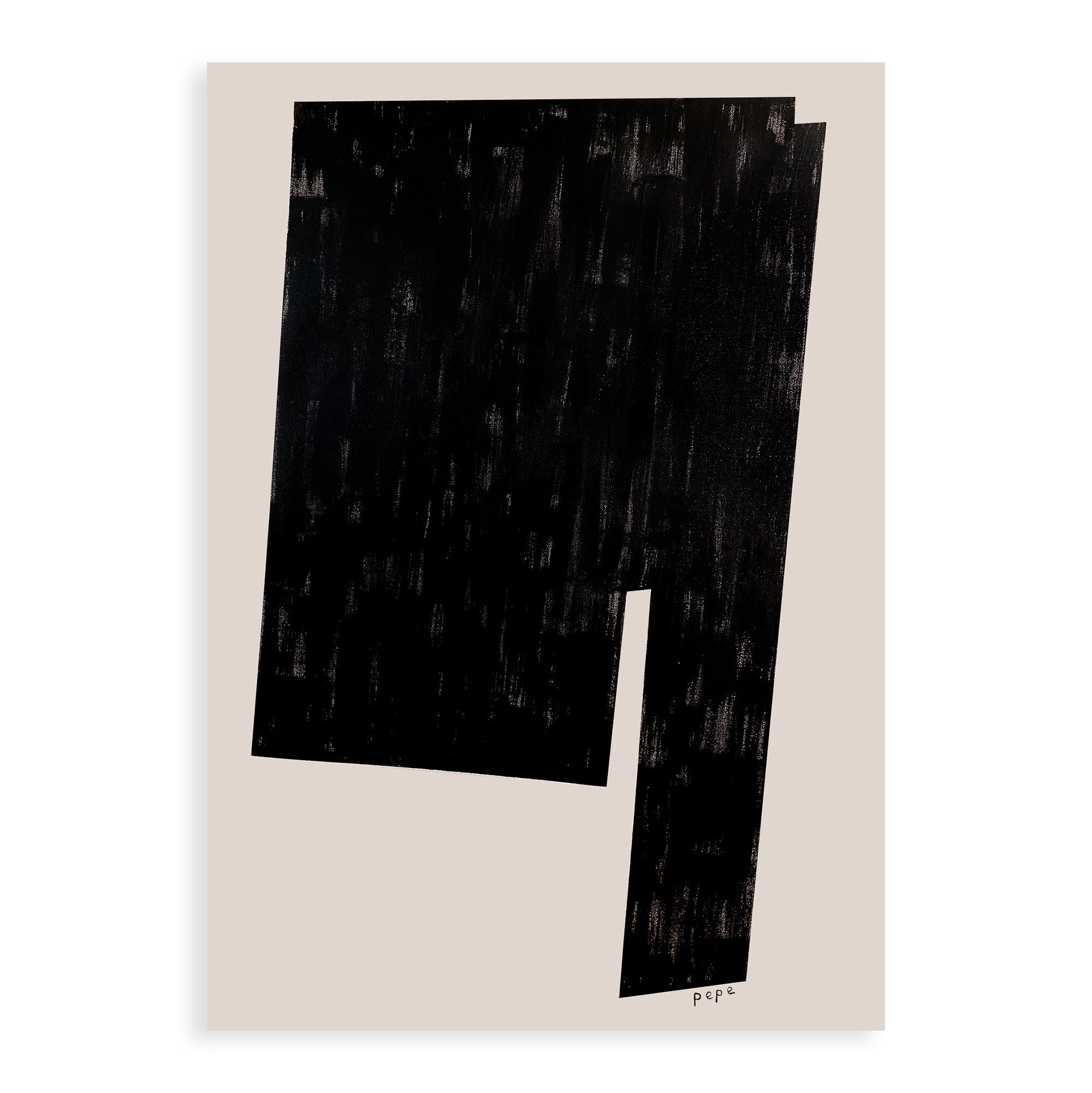 "Forms 01" - Bold Geometric Abstract Painting on Large Canvas – Anna ...