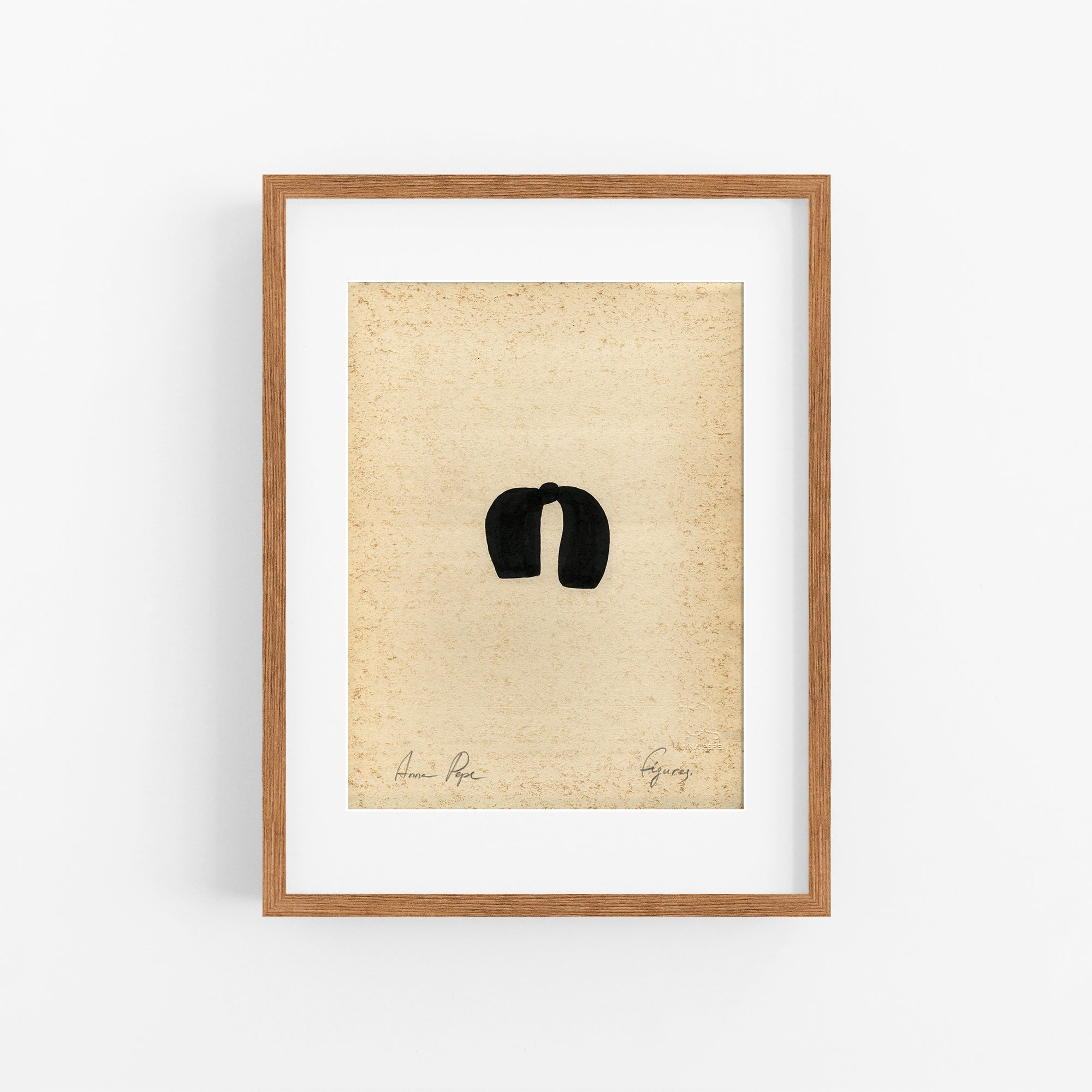 Figures 09 - Ink Drawing on Vintage Paper - Anna Pepe x forn Studio